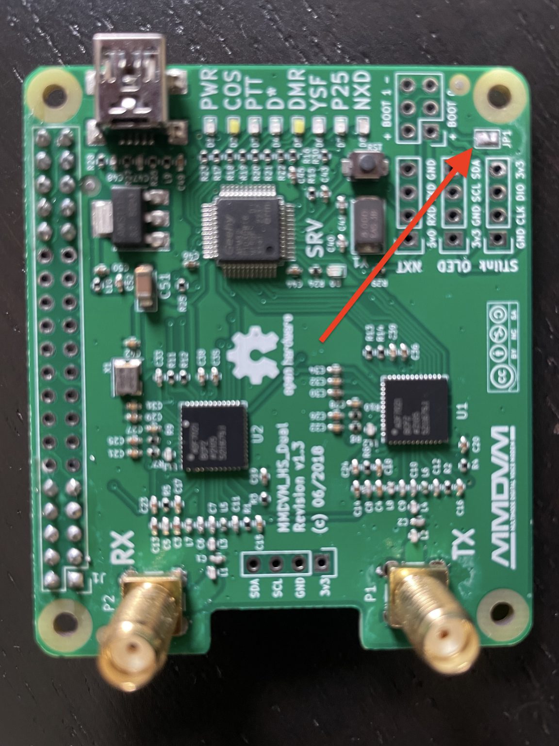 Update meines MMDVM_HS_DUAL_HAT Rev. 1.3 zur Firmware 1.6.0 - DC9VQ