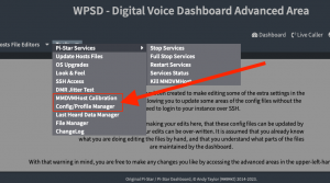 WPSD Digital Voice Dashboard von W0CHP - DC9VQ