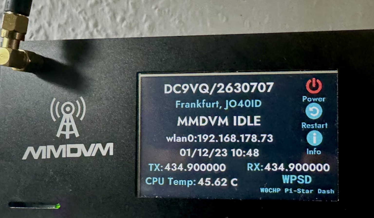 MMDVM Simplex Hotspot mit einem Nextion Display - DC9VQ